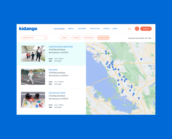 Kidango Brand & Website | Raygun